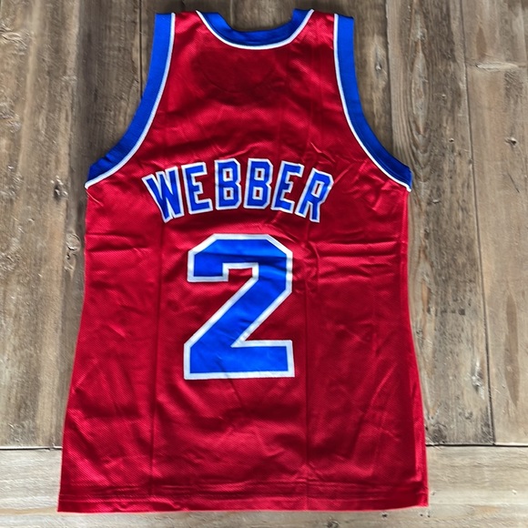 Champion | Shirts | Vintage Washington Bullets Chris Webber Rookie ...